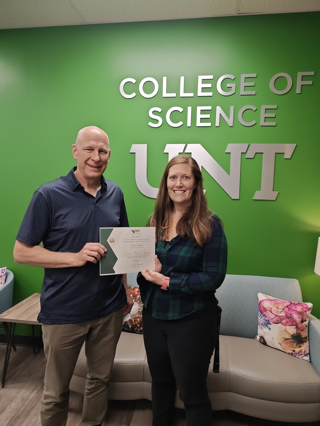 Katie VanNatta Receives October 2025 COS E=mc² Award | University of ...